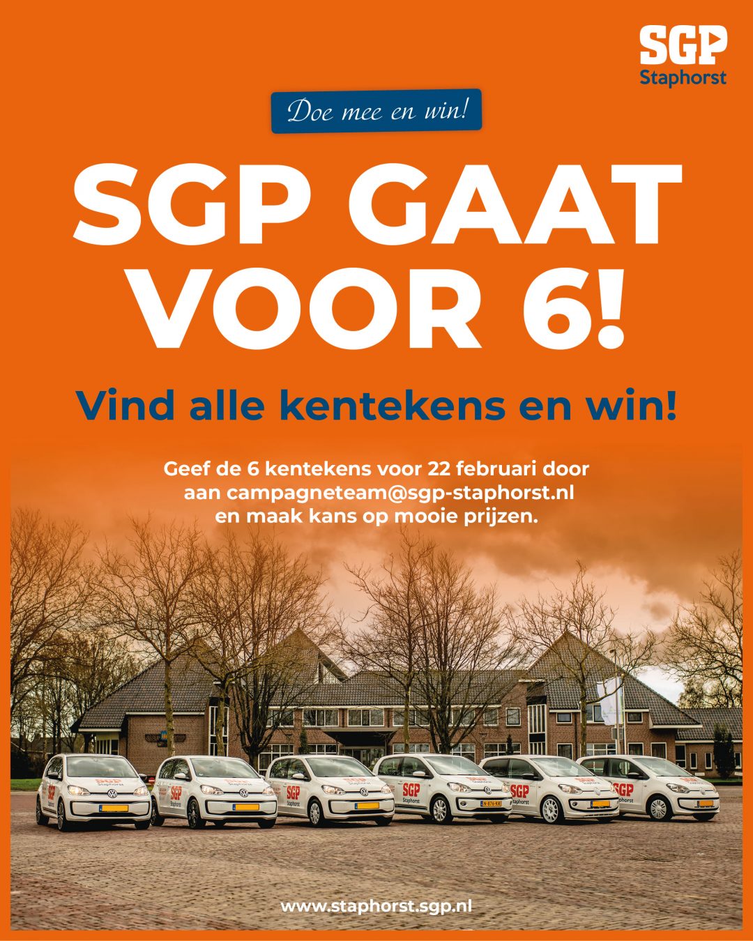 Staphorster SGP deelt prijsvraag - Weblog Staphorst Rouveen