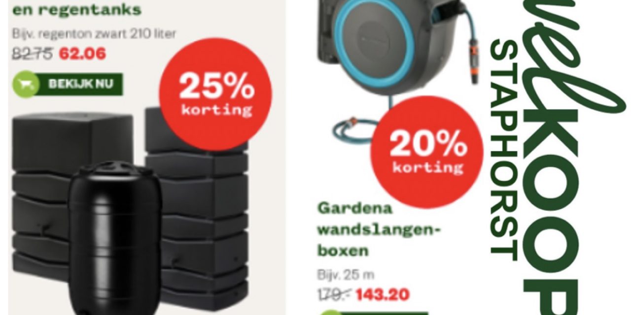 Welkoop Staphorst: Nature regentonnen 25% korting | Gardena ...