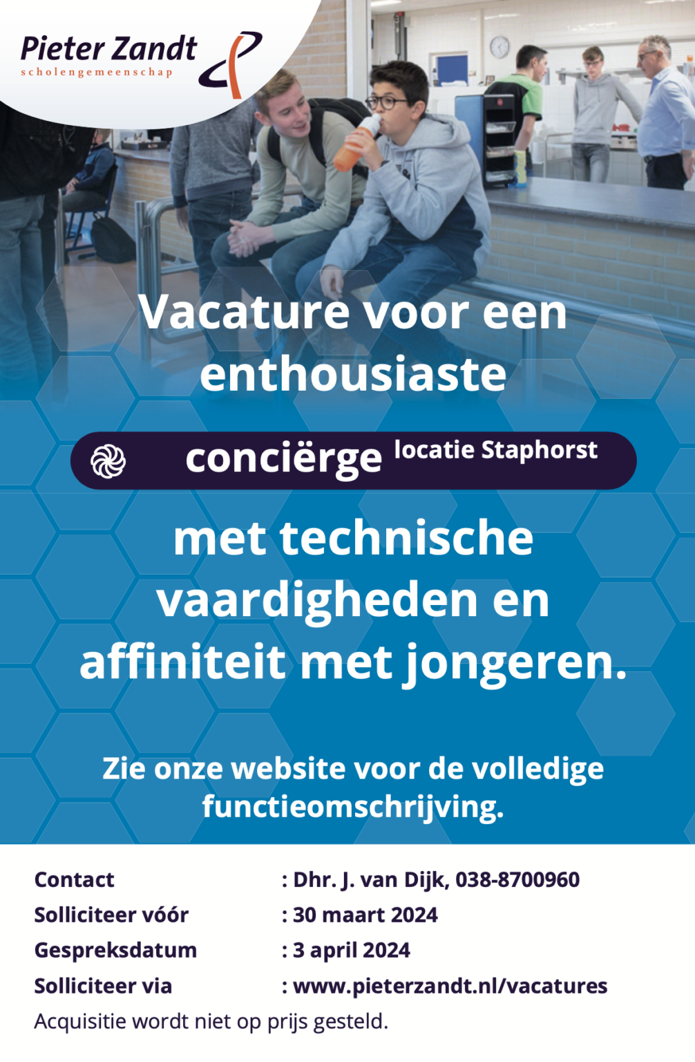 Vacature voor een enthousiaste conciërge in Staphorst - Weblog ...