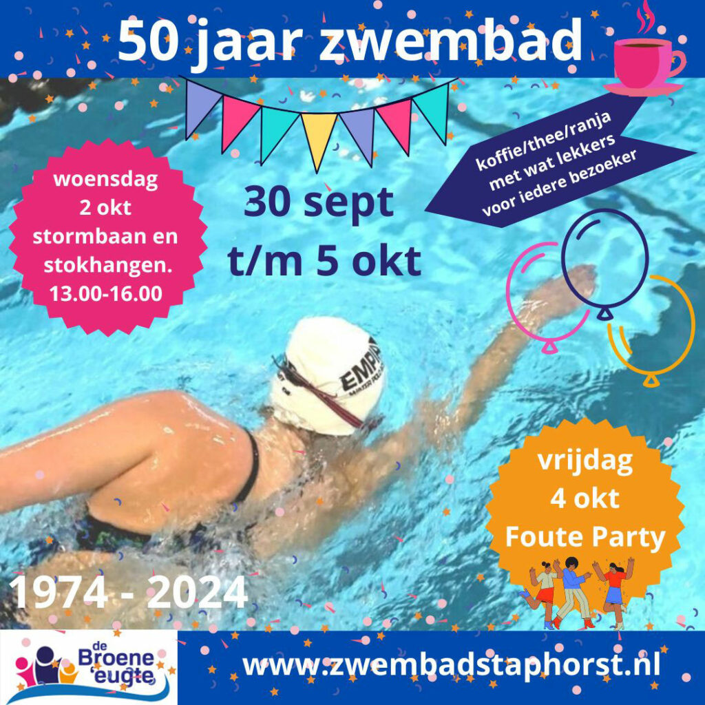 Zwembad Staphorst 50 jaar! Feest! - Weblog Staphorst Rouveen