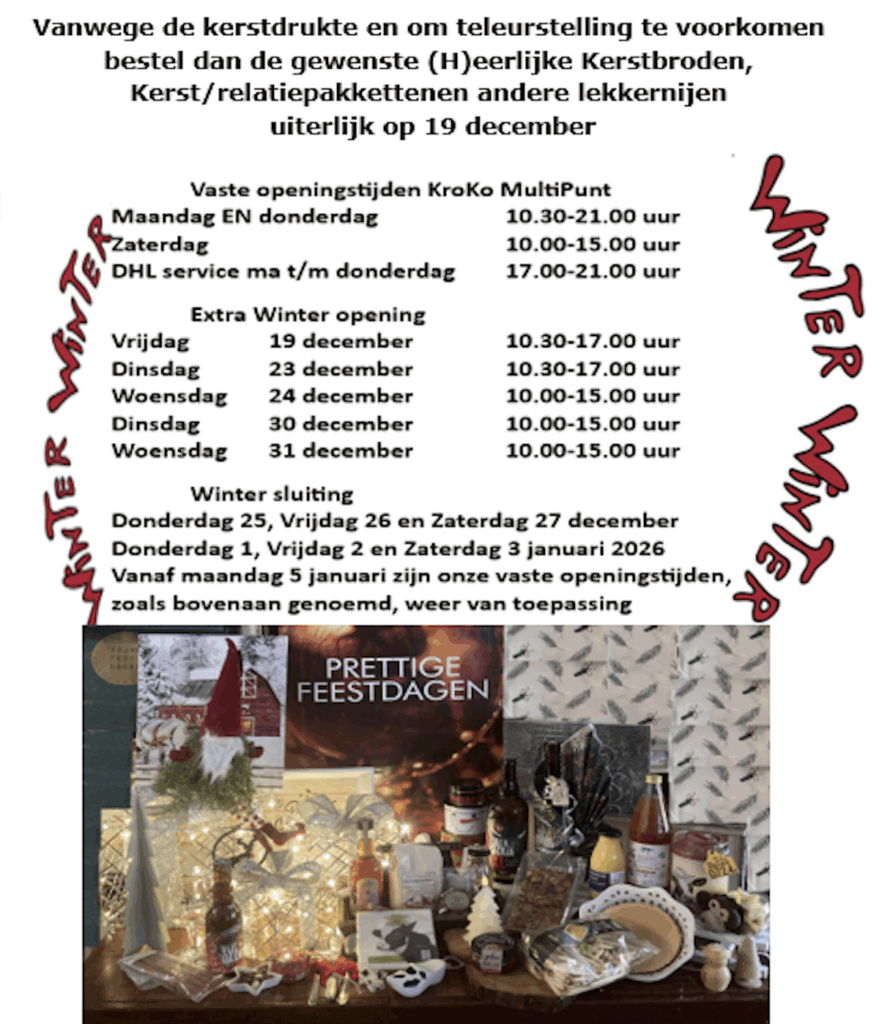 (H)eerlijke Streekproducten kerstbestellingen 2025 - Weblog Staphorst ...